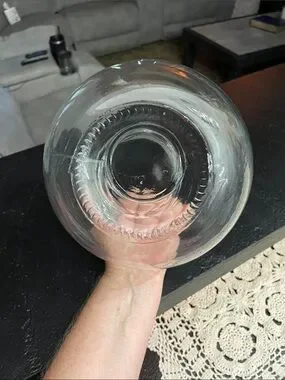 Accents | Clear Glass Round Fishbowl Vase 6x7 | Poshmark